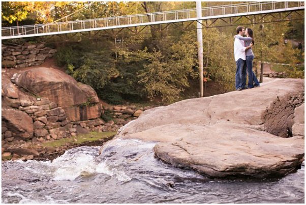 Zoe + Travis: Engaged, Falls Park - Jennifer Stuart Photography