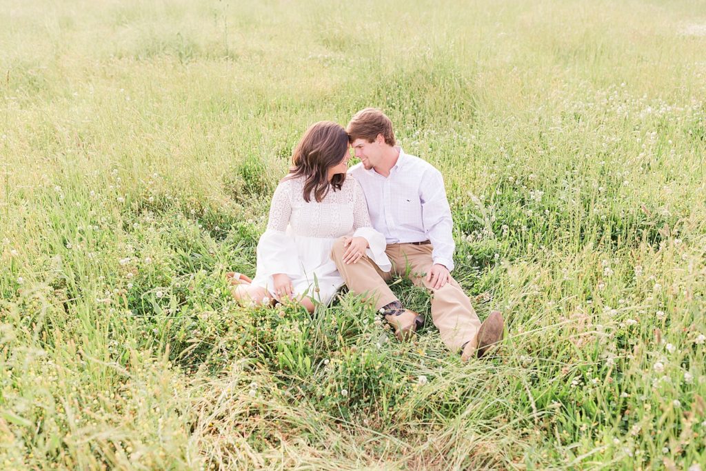 Caroline & William: Engaged at Huitt Farms - Jennifer Stuart Photography